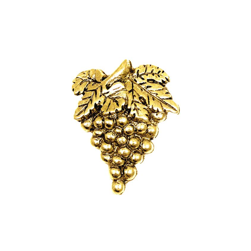 Small Grape Sommelier Pin - Gold Plate